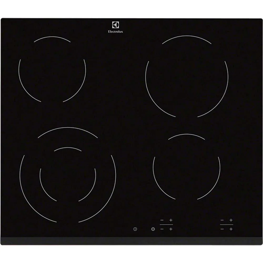 Electrolux 60cm 4 Zone Built-In Electric Hob Black | EHF6241FOK